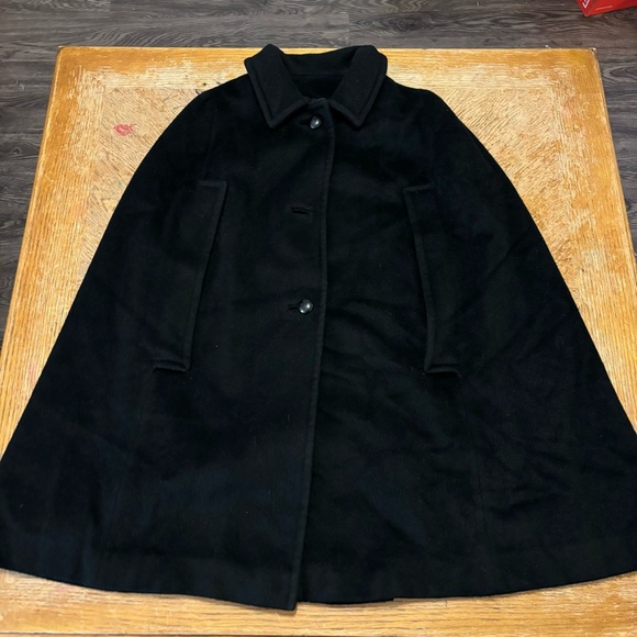 Pendleton | Jackets & Coats | Vintage Pendleton Womens Cape Pure Virgin Wool Black 97s 100 ...